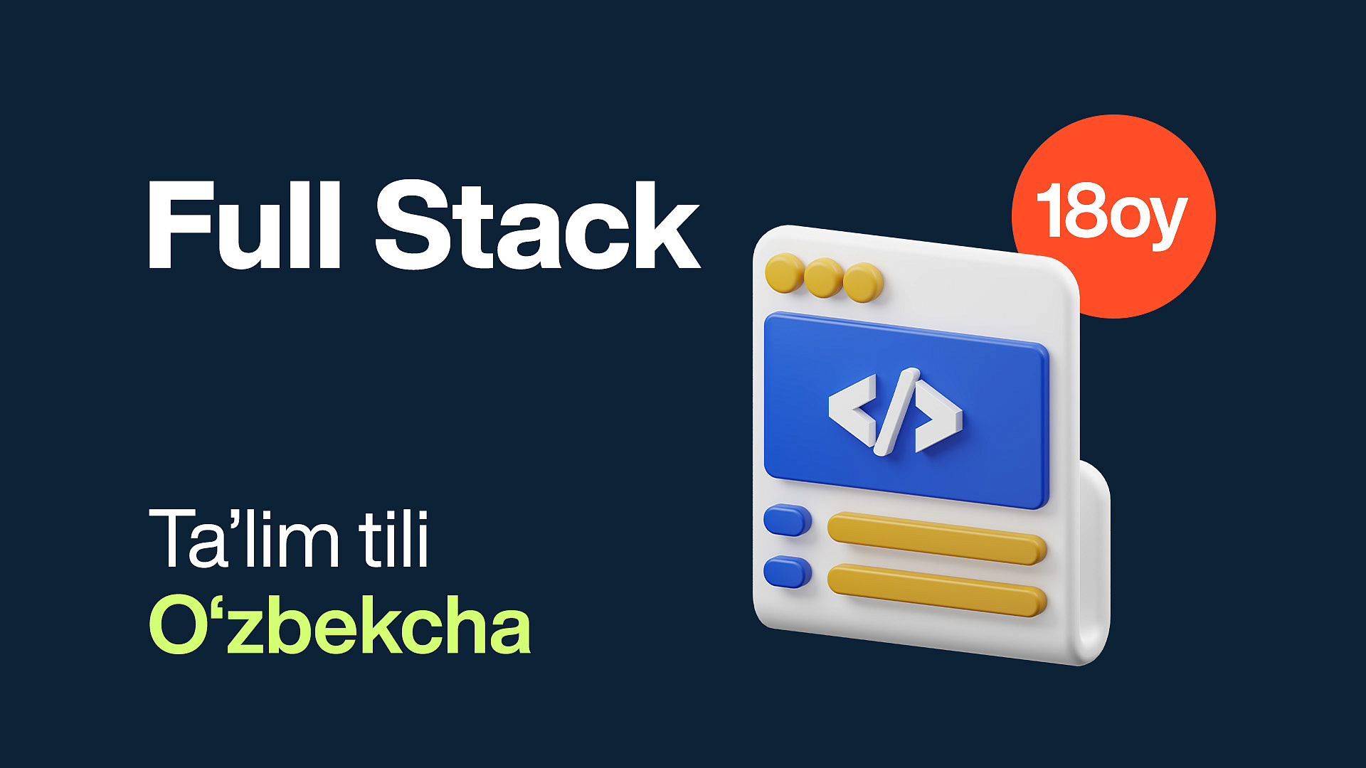 Full stack dasturchi